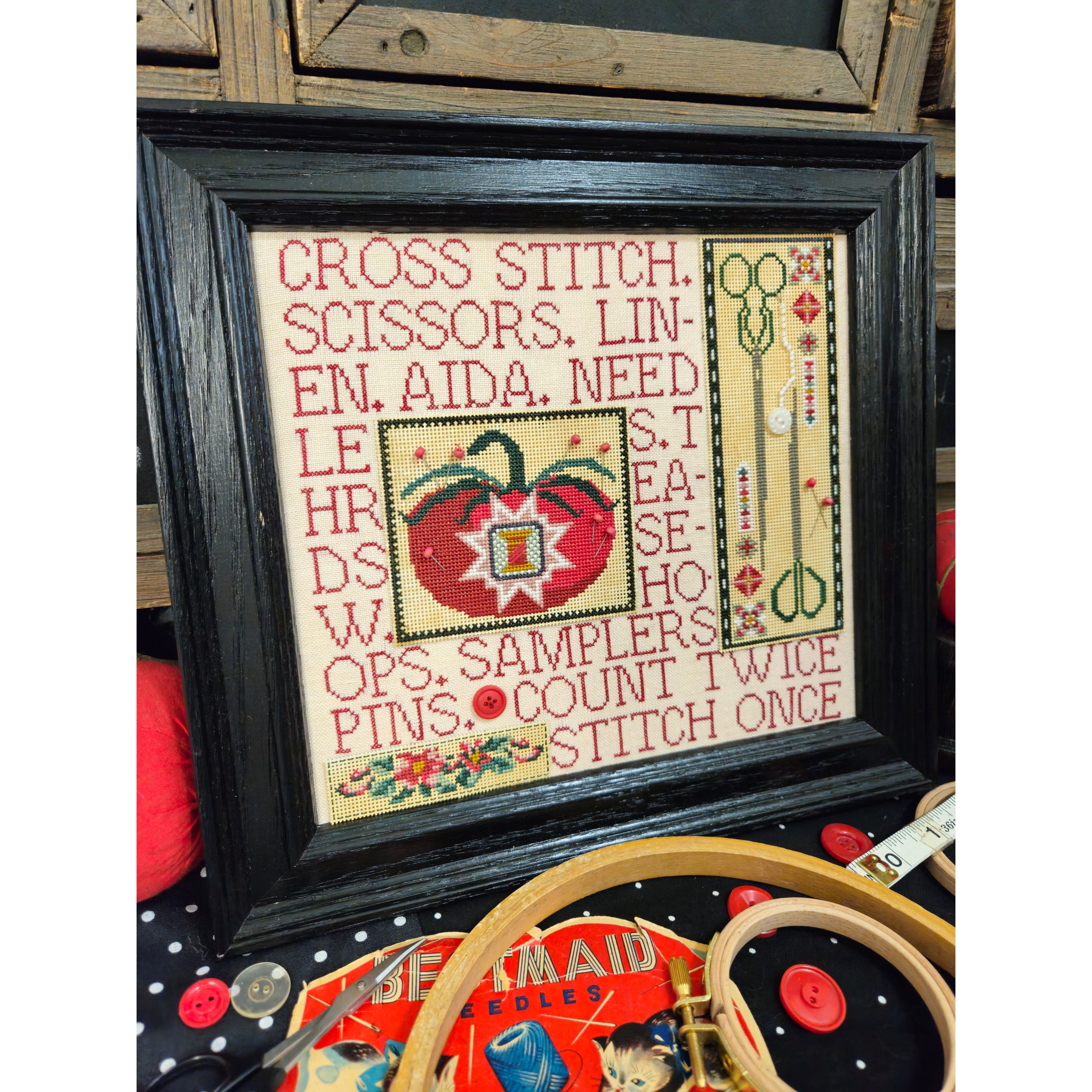 Quaint Rose Needlearts | Mixed Media Needle Art: Stitching Paraphernal ...