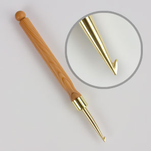 Hartman Primitive Pencil Handle Hook ~ 8mm Shank – Hobby House Needleworks