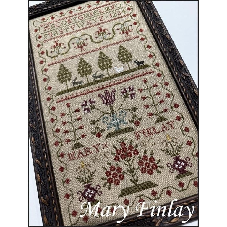 The Scarlett House | Mary Finlay Sampler – Hobby House Needleworks