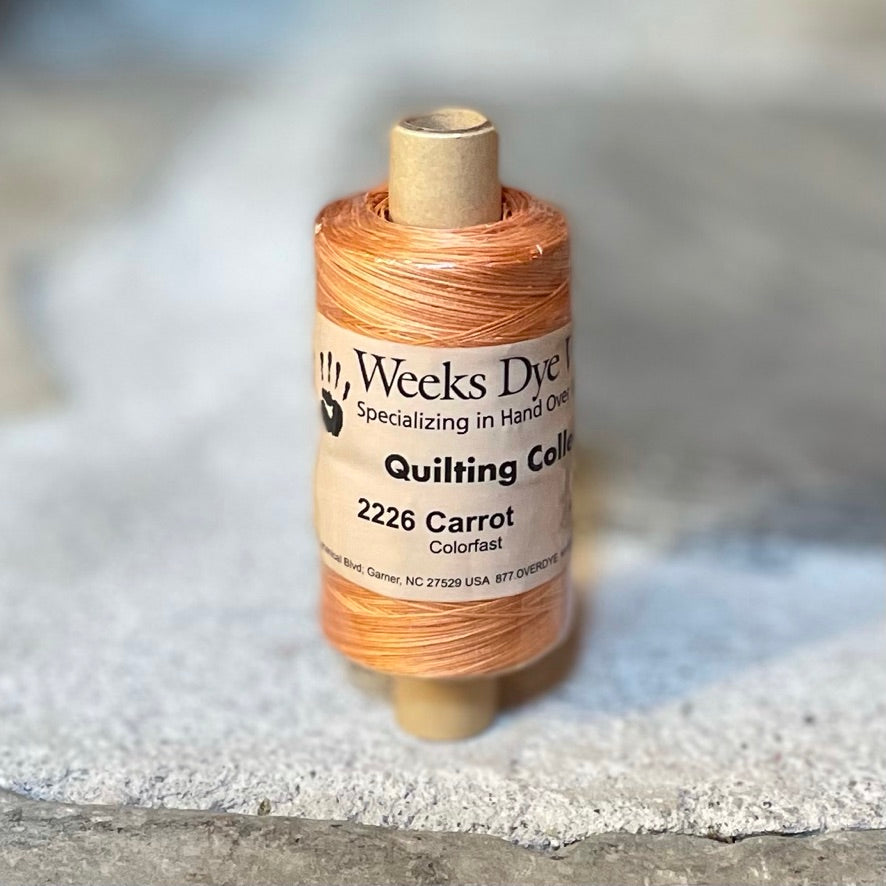 Weeks Dye Works ~ Variegated Sewing Thread 40 wt. Carrot – Hobby House ...