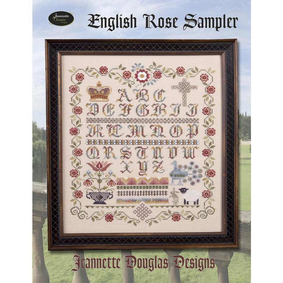 Jeannette Douglas Designs ~ English Rose Sampler Pattern – Hobby House ...
