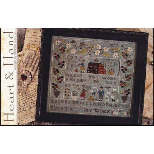 With Thy Needle & Thread ~ Heart & Hand Sampler Pattern – Hobby House ...