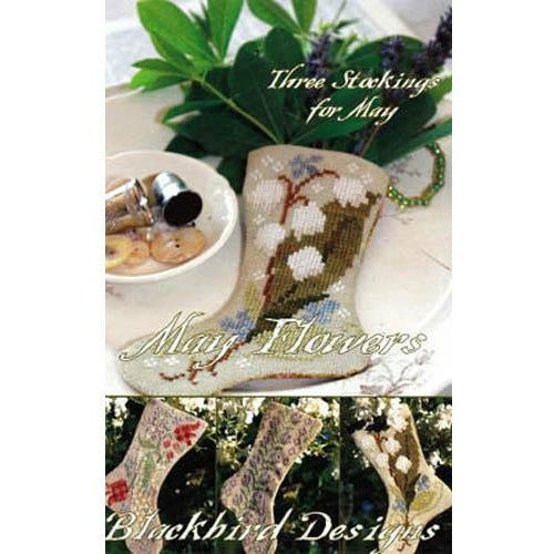 Blackbird Designs ~ May Flowers Stockings Pattern – Hobby House Needleworks