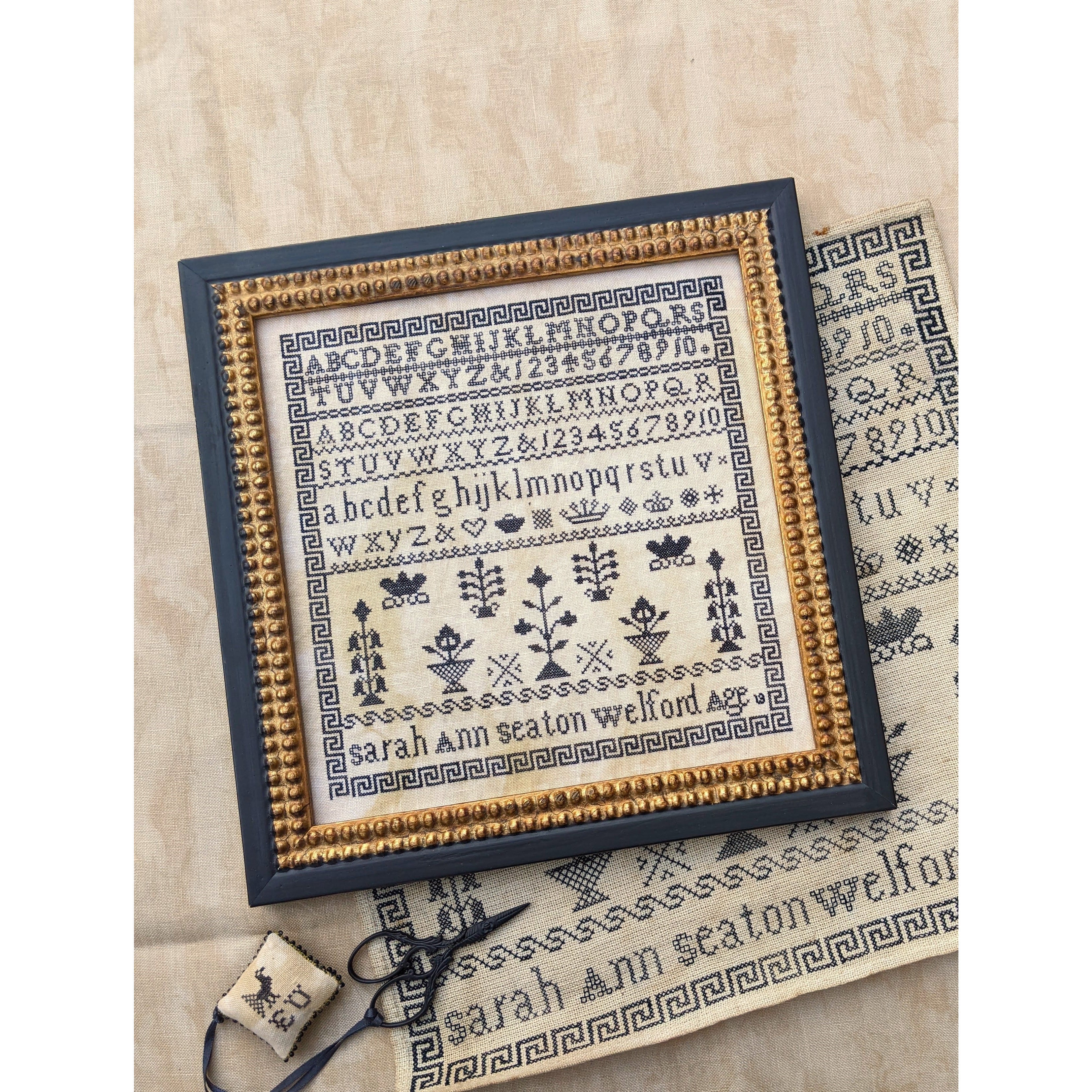 Lila's Studio ~ Sarah Ann Seaton Sampler – Hobby House Needleworks