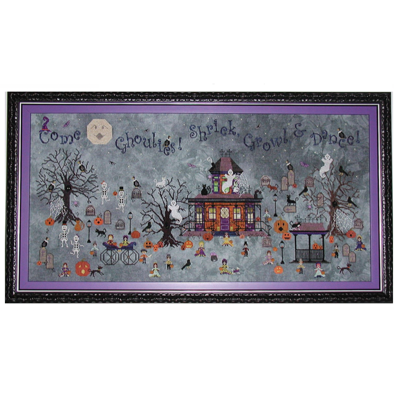 Praiseworthy Stitches ~ Ghoul's Crossing Pattern – Hobby House Needleworks