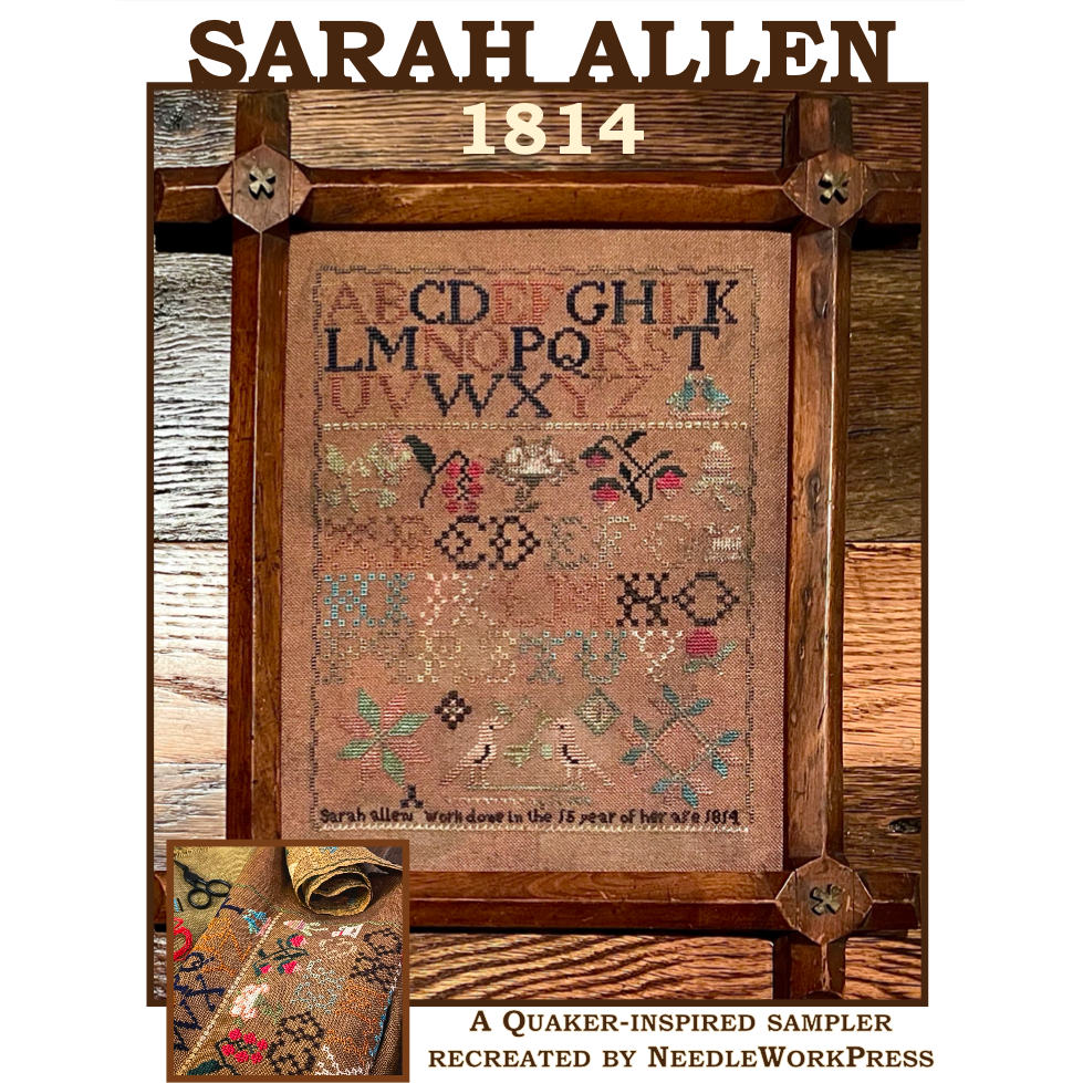NeedleWorkPress ~ Sarah Allen 1814 Sampler Pattern Market 2022 – Hobby ...