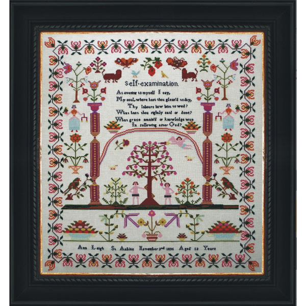 Tabbycat | Ann Leigh 1835 Sampler Pattern – Hobby House Needleworks