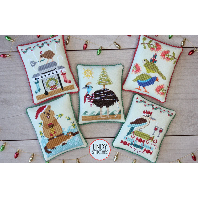 Lindy Stitches ~ December Down Under Pattern – Hobby House Needleworks