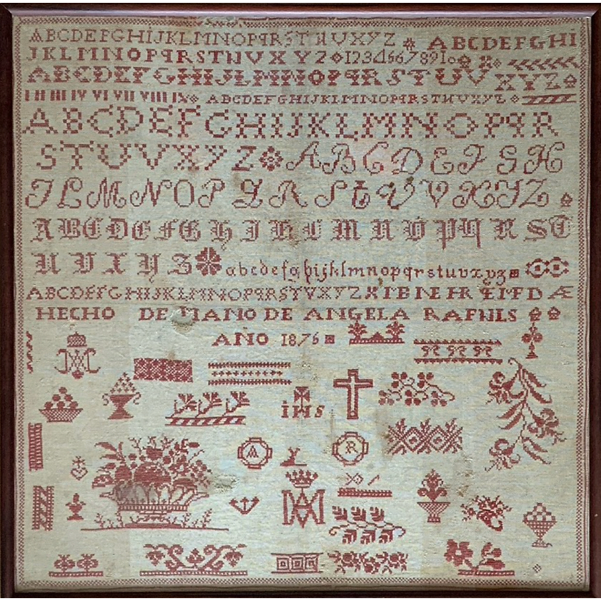Reflets de Soie ~ Angela Rafuls 1875 Sampler Pattern – Hobby House ...