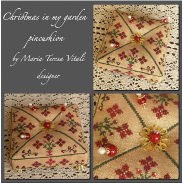 MTV Designs ~ Christmas In My Garden Pincushion Pattern – Hobby House ...