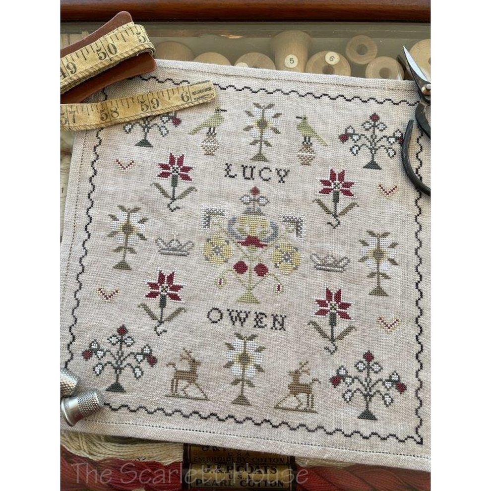 The Scarlett House ~ Lucy Owen Reproduction Sampler – Hobby House ...