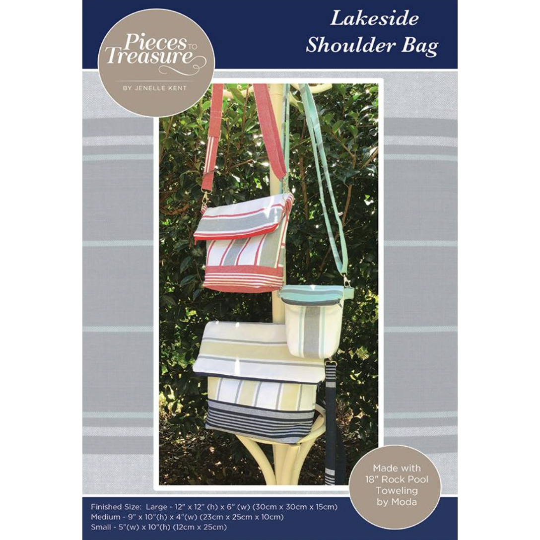 Pieces to Treasure ~ Lakeside Shoulder Bag Sewing Pattern – Hobby House ...