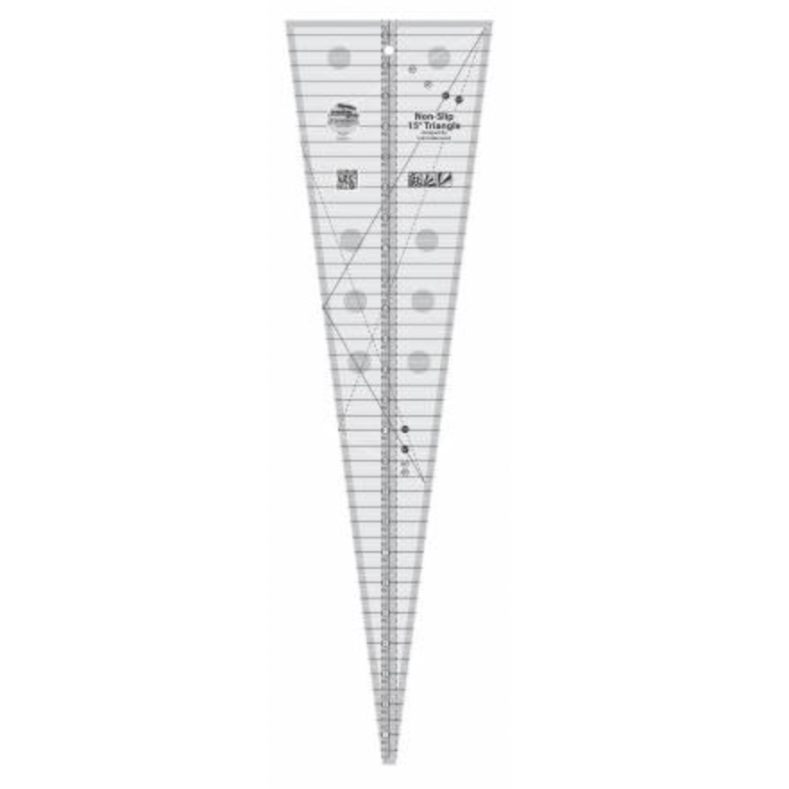 Creative Grids Non-Slip 15 ° Triangle Ruler – Hobby House Needleworks