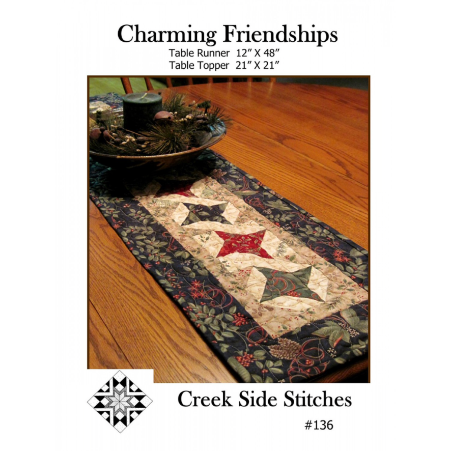 Creek Side Stitches ~ Charming Friendships Quilt Pattern – Hobby House ...