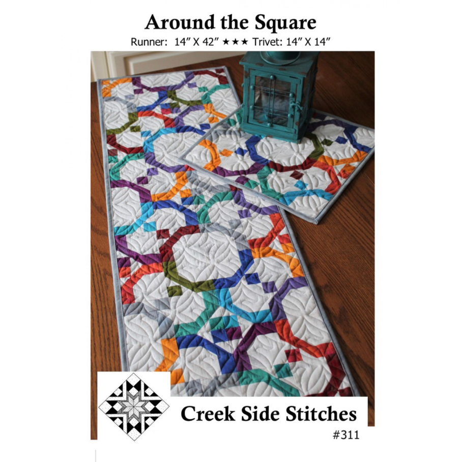 Creek Side Stitches ~ Around The Square Quilt Pattern – Hobby House ...