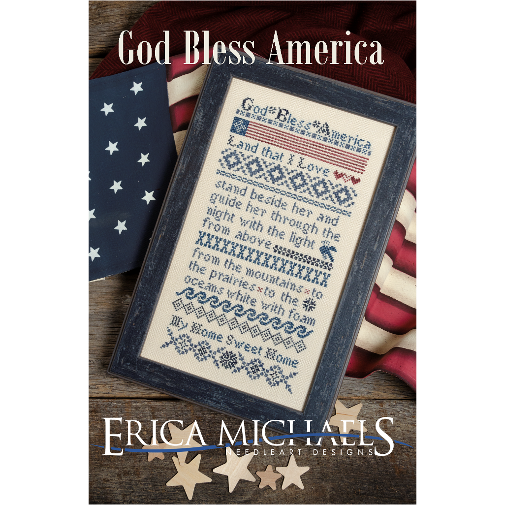 Erica Michaels ~ God Bless America Pattern – Hobby House Needleworks