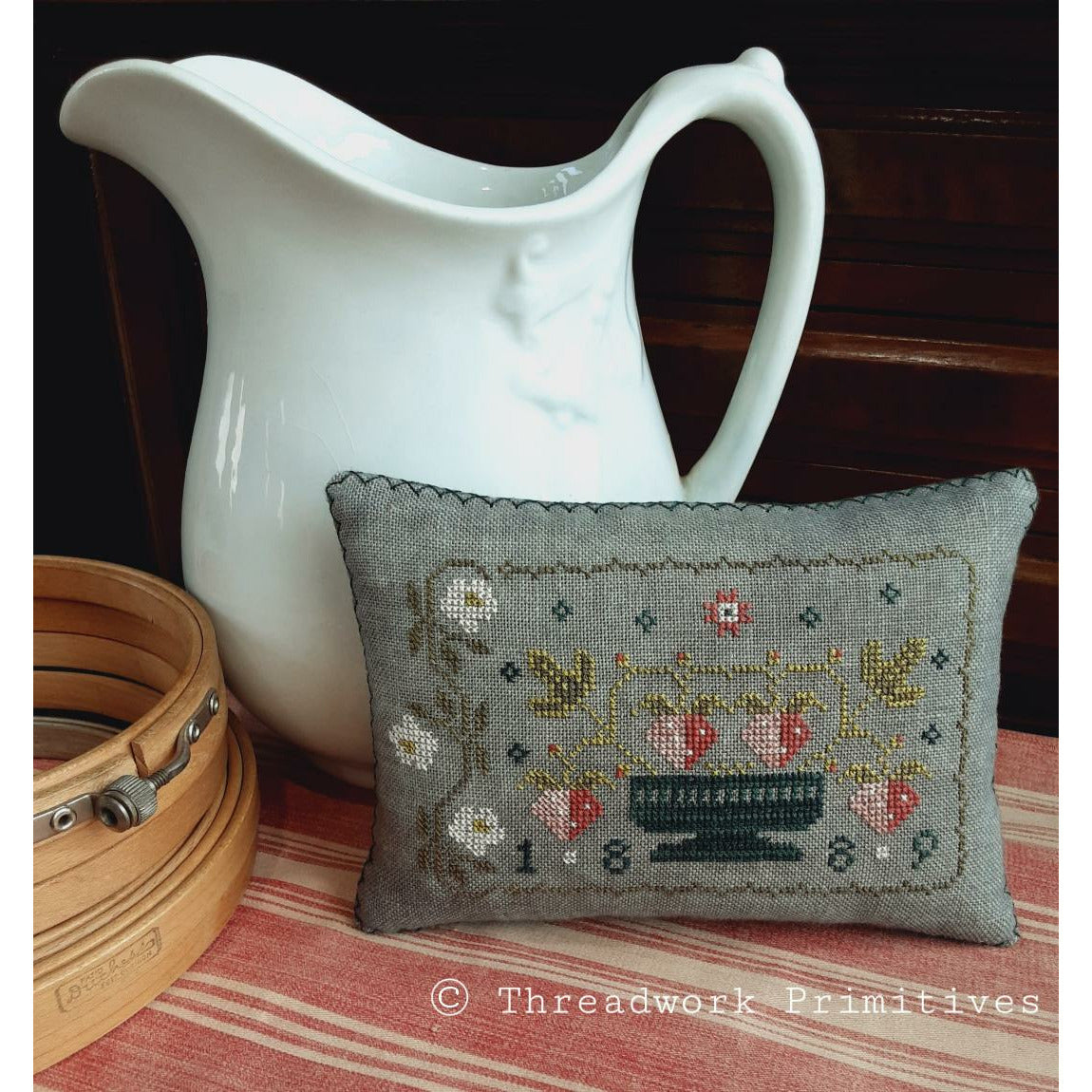 Threadwork Primitives ~ Summer Basket Pattern – Hobby House Needleworks