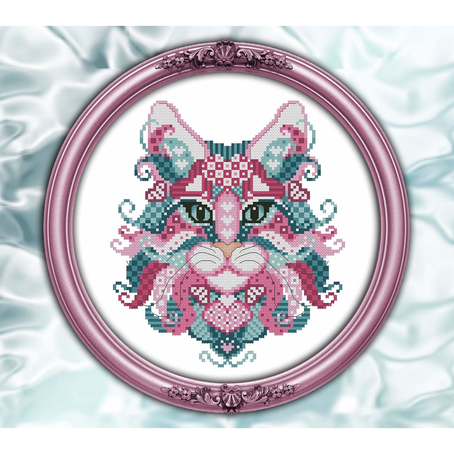 Colorful Cats - Valentino Pattern – Hobby House Needleworks
