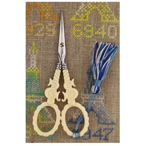 Sajou Faux Veined Ivory 4" Embroidery Scissors – Hobby House Needleworks